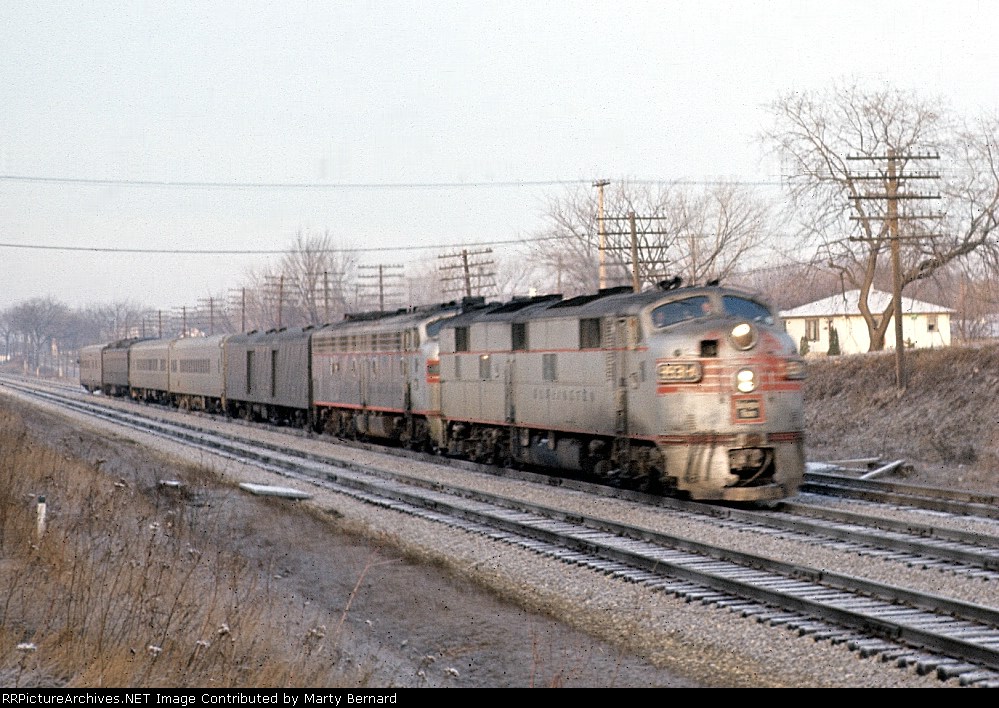 CB&Q 9931A and Younger Sister